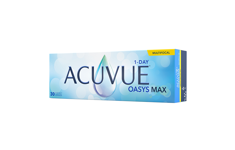 Acuvue Oasys Max One Day Multifocal – Box of 30 Lenses or 30 Pairs - DH ...